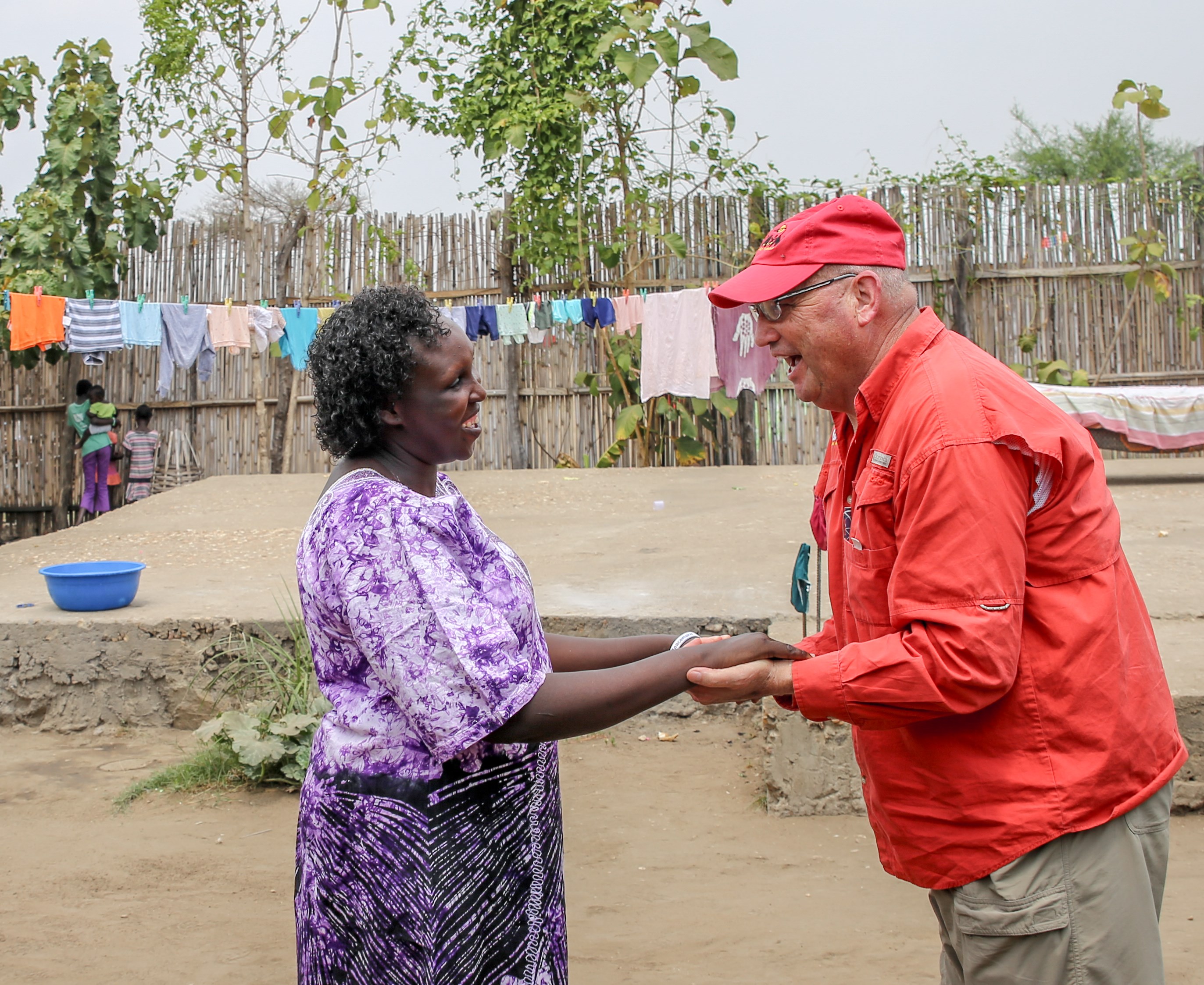 Marvin Bozard Visiting the Home of Gabriel Lagu, Mary Lagu | Mission Finder